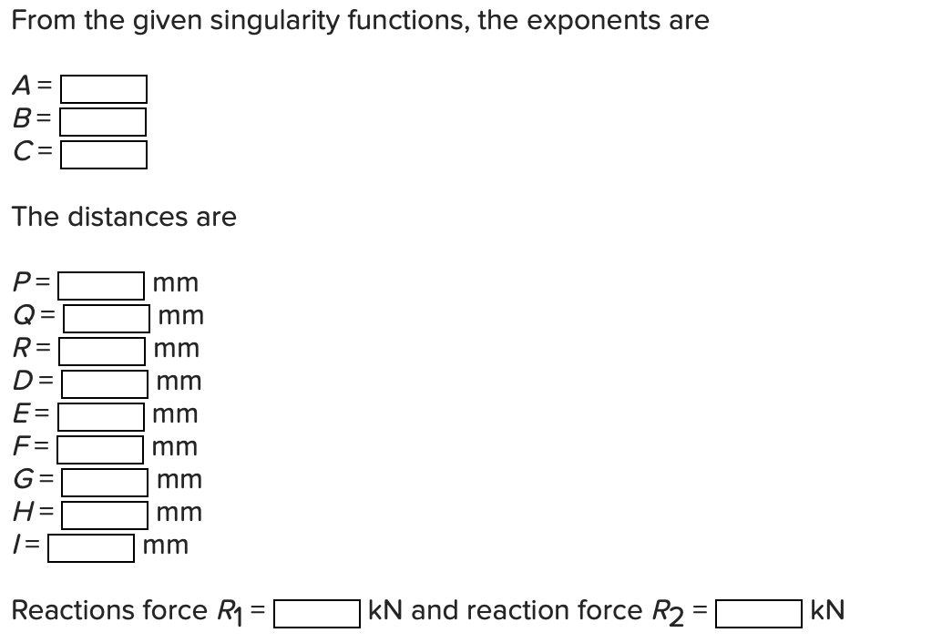 Solved Provide the correct exponents and distances to make | Chegg.com