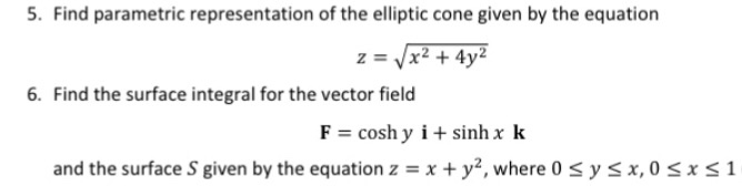 Solved 5. Find parametric representation of the elliptic | Chegg.com