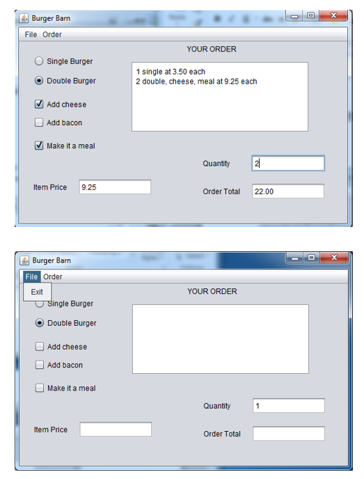 Solved Objectives Create a GUI that uses JCheckBox, | Chegg.com