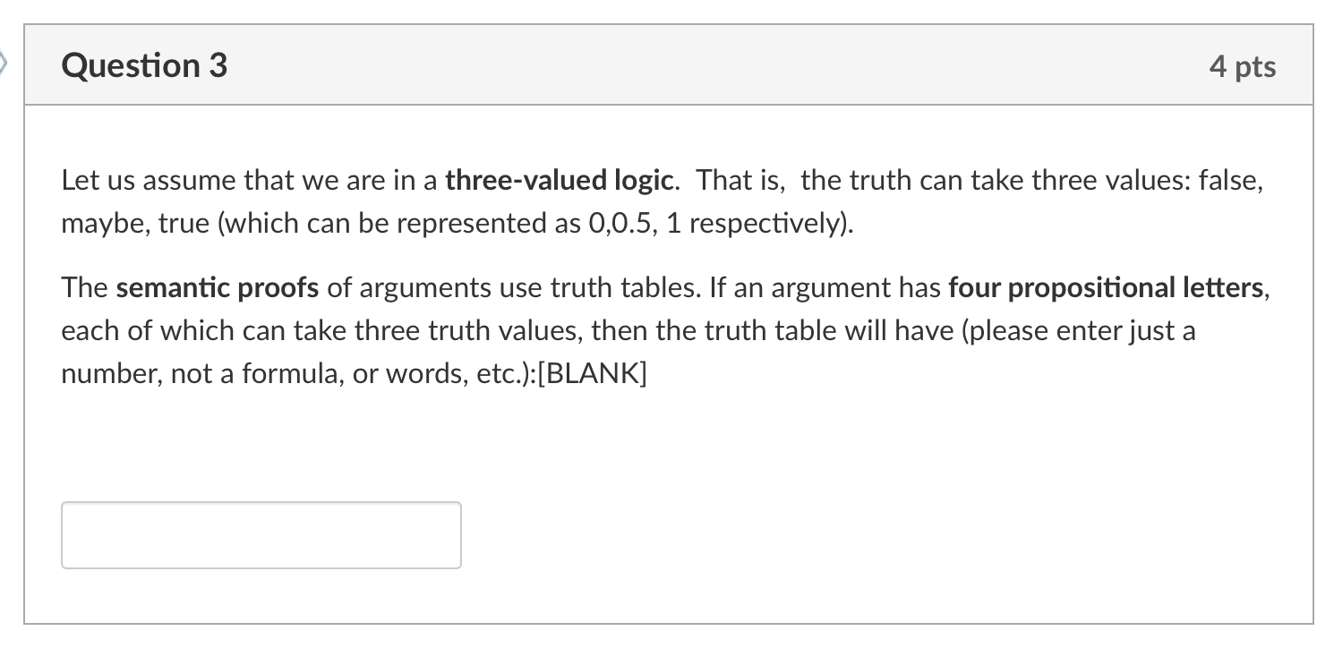 Solved Question 3 4 pts Let us assume that we are in a | Chegg.com