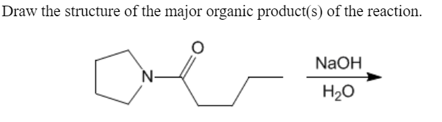 Solved Draw the structure of the major organic product(s) of | Chegg.com