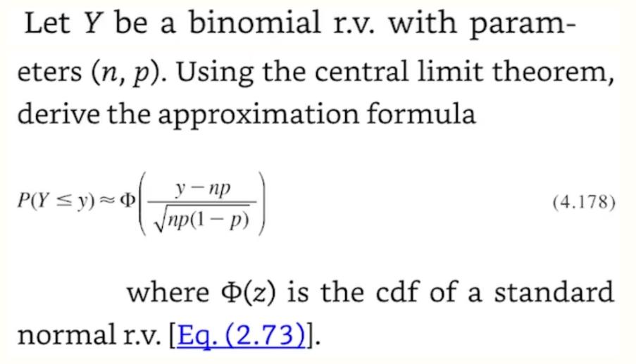 Solved Let Y be a binomial r.v. with param- eters (n, p). | Chegg.com