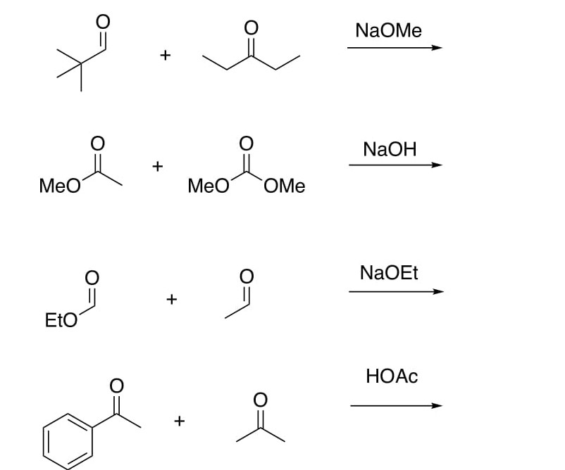 Solved NaOMe NaOH MeO MeO OMe NaOEt EtO HOAC | Chegg.com