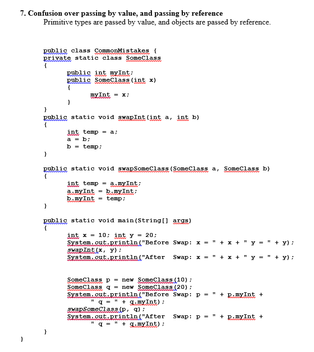 Solved Refer to the program in #7 in CommonProgrammingErrors | Chegg.com