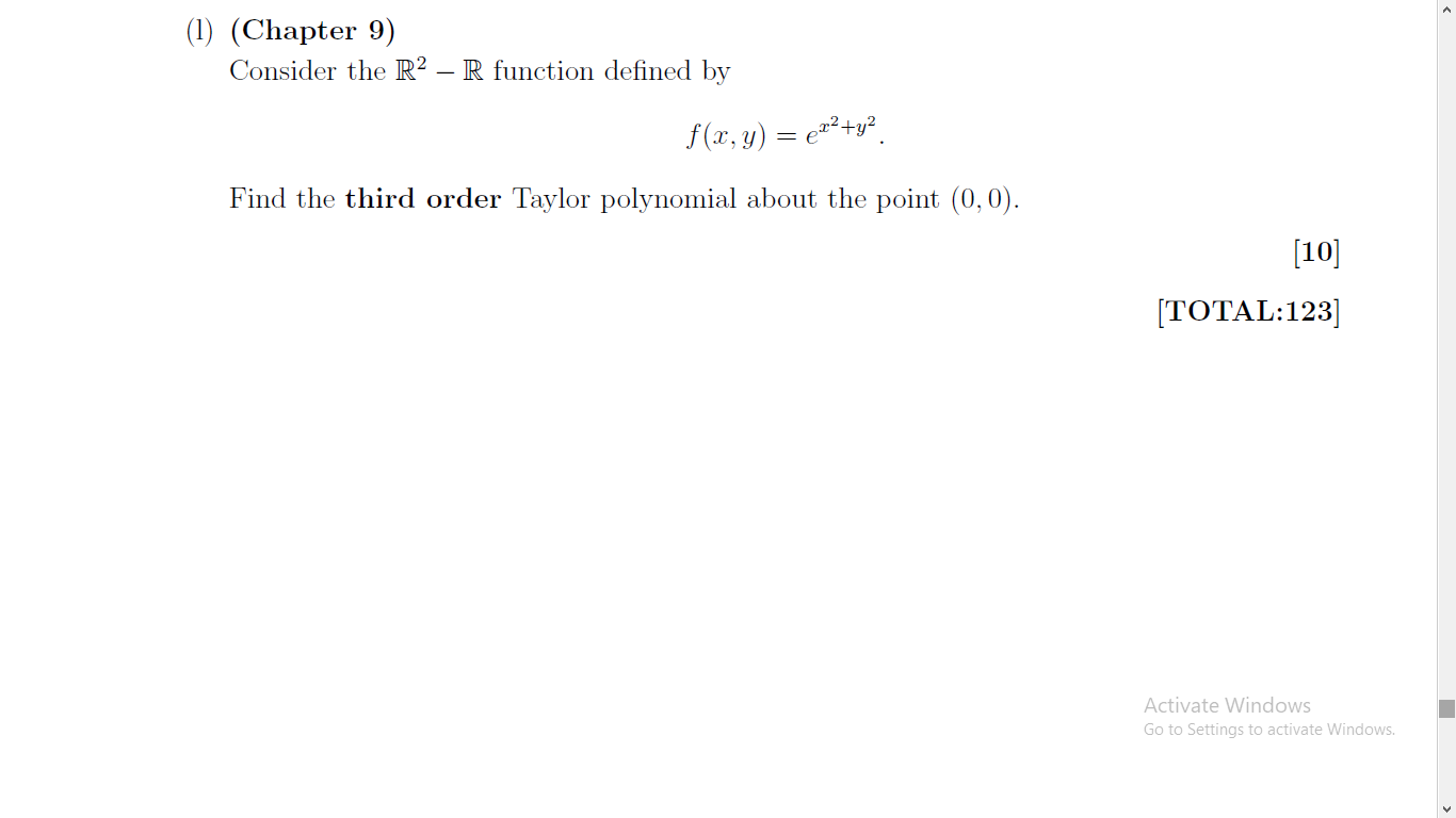 Solved 1 Chapter 9 Consider The R2 R Function Defined