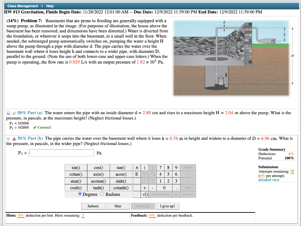 Solved (14\%) Problem 7: Basements that are prone to | Chegg.com Solved (14\%) Problem 7: Basements that are prone to | Chegg.com