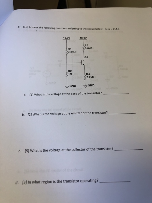 Solved 4 [10] Answer the following questions referring to | Chegg.com
