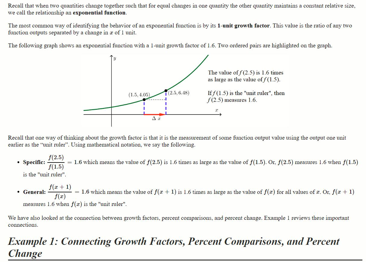 Solved Recall that when two quantities change together such | Chegg.com