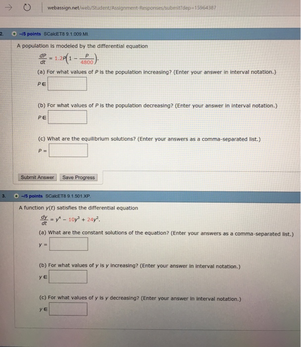 Solved O web assign net/web/Student/Assignment | Chegg.com