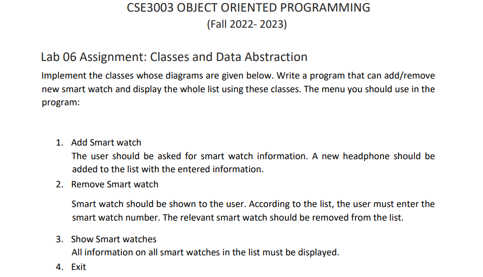 Solved Fall 2022 2023 Lab 06 Assignment Classes And Data