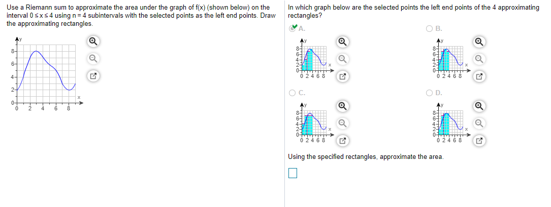 Solved Use a Riemann sum to approximate the area under the | Chegg.com