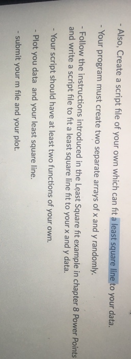 Solved - Also, Create a script file of your own which can | Chegg.com