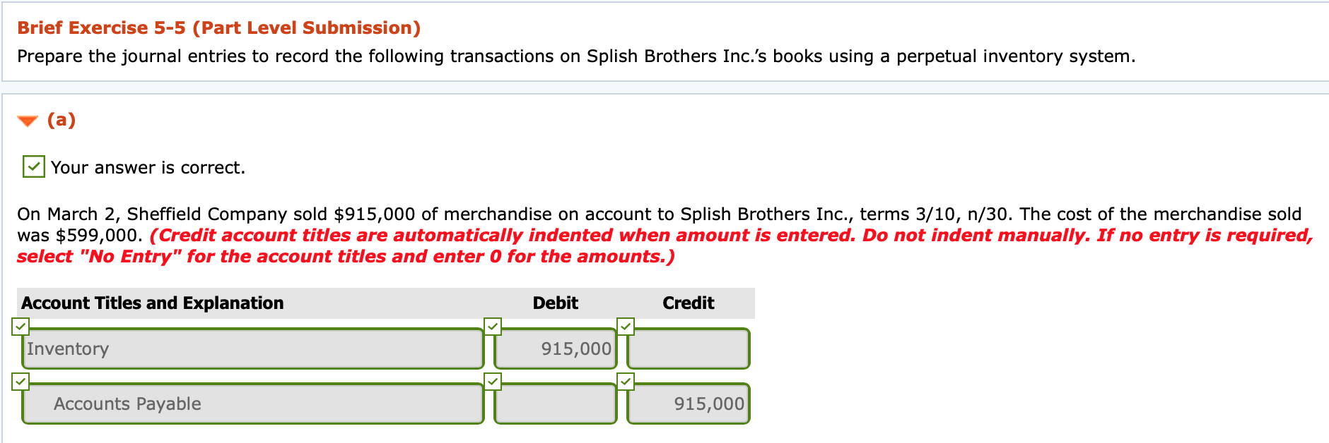 Solved Brief Exercise 5-5 (Part Level Submission) Prepare | Chegg.com