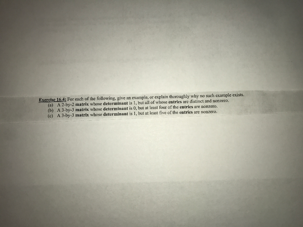 Solved For each of the following, give an example, or | Chegg.com