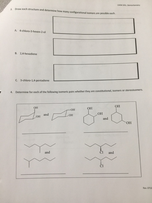 Solved Draw each structure and determine how many | Chegg.com