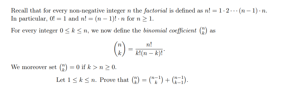 Solved Recall that for every non-negative integer n the | Chegg.com