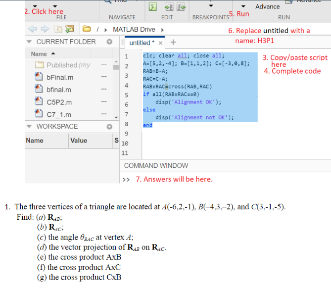 Solved can you help me with this matlab section and explain | Chegg.com