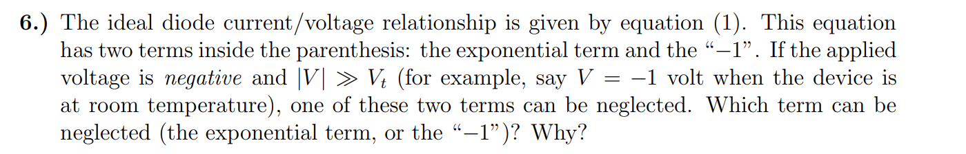 Solved A pn semiconductor junction has a current-voltage | Chegg.com