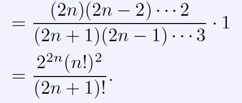 Solved - ·1 (2n)(2n - 2) ...2 (2n + 1) (2n – 1)...3 22n | Chegg.com