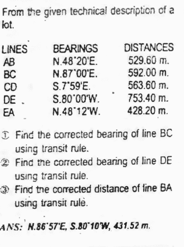 Solved From the given technical description of a lot. LINES | Chegg.com
