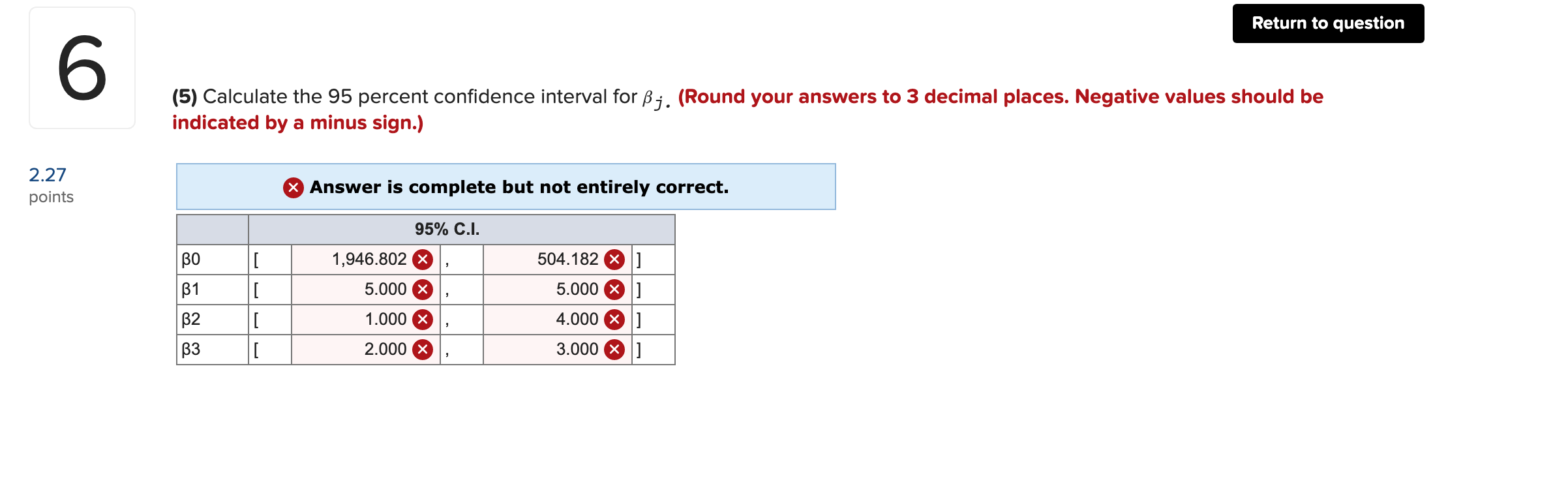 Solved Use the Excel output in the below table to do (1) | Chegg.com