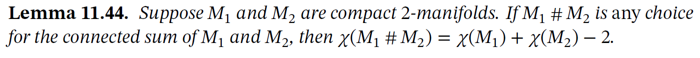 Solved Lemma 11.44. Suppose M1 and M2 are compact | Chegg.com