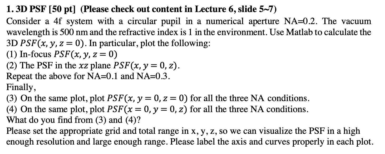 Solved 13d Psf 50 Pt Please Check Out Content In Lecture 