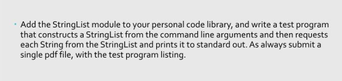 Solved use c add the string module to your personal code | Chegg.com