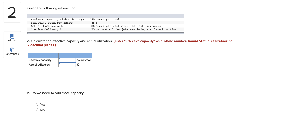 Solved 1 Use the process information provided in the | Chegg.com