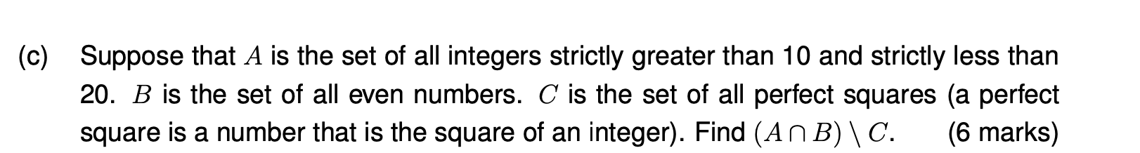 Solved c) Suppose that A is the set of all integers strictly | Chegg.com