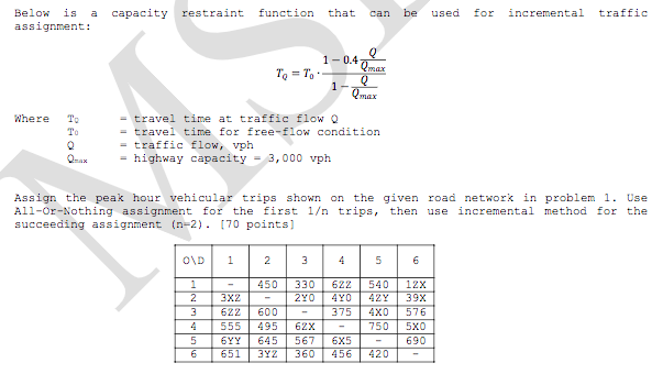 capacity restraint function that can be used for | Chegg.com