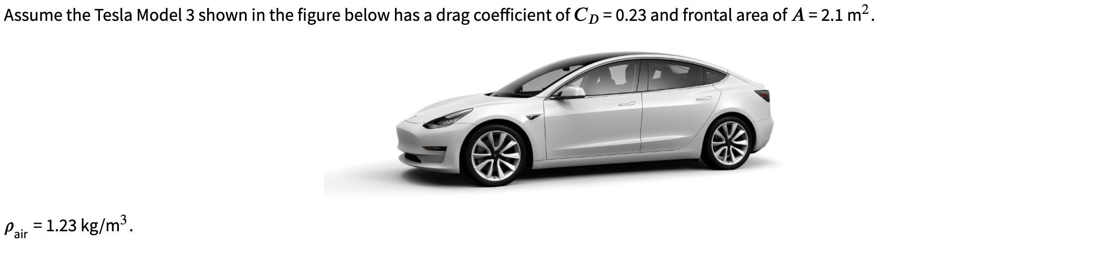 Solved 1.Calculate the power required to overcome drag at a | Chegg.com
