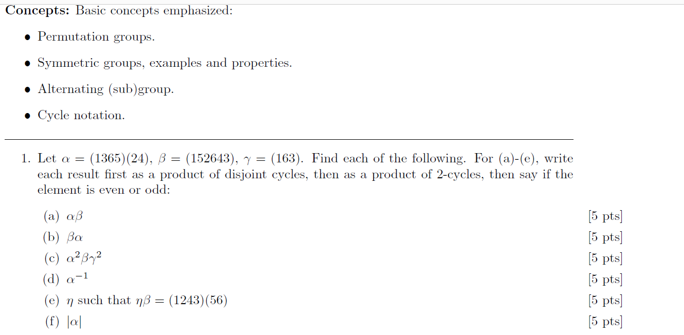 Solved Would you help me with this abstract algebra | Chegg.com