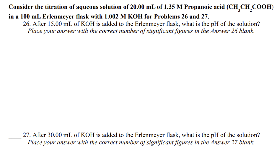 Solved Consider the titration of aqueous solution of 20.00mL | Chegg.com