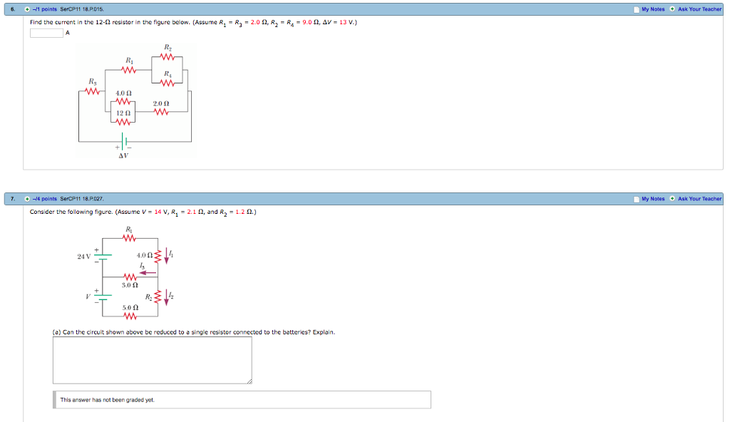 Solved 11 Points Sercp11 18 P001 My Notes Ask Your A