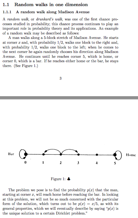 Solved 1.1 Random walks in one dimension 1.1.1 A random walk | Chegg.com