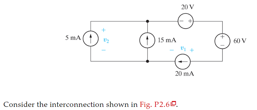 Solved Consider the interconnection shown in Fig. P2.6吁. | Chegg.com