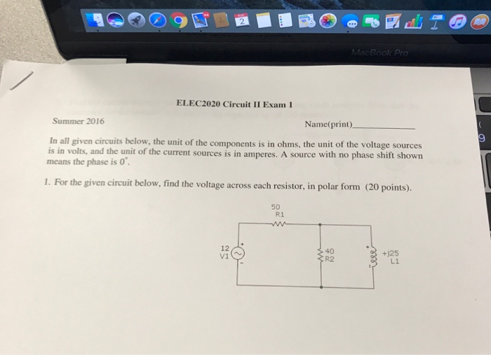 Solved In all given circuits below, the unit of the | Chegg.com