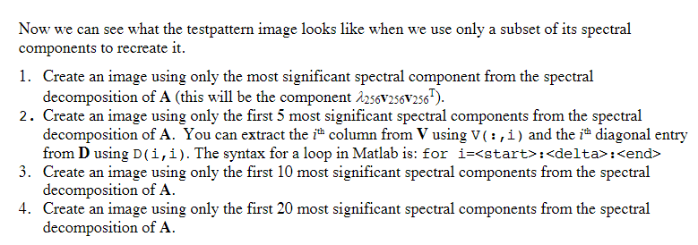 a Use the command x=double(imread('testpat1.png')); | Chegg.com