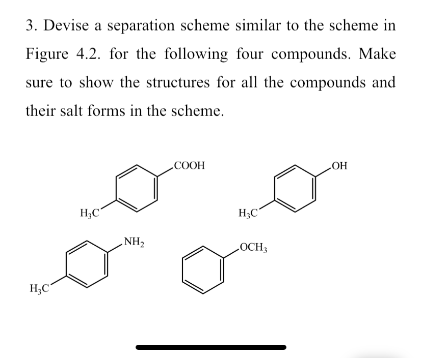 Solved Devise a separation scheme similar to the scheme in | Chegg.com