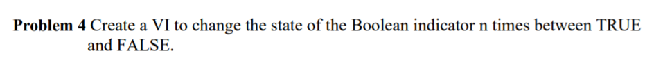 Solved Problem 4 Create a VI to change the state of the | Chegg.com