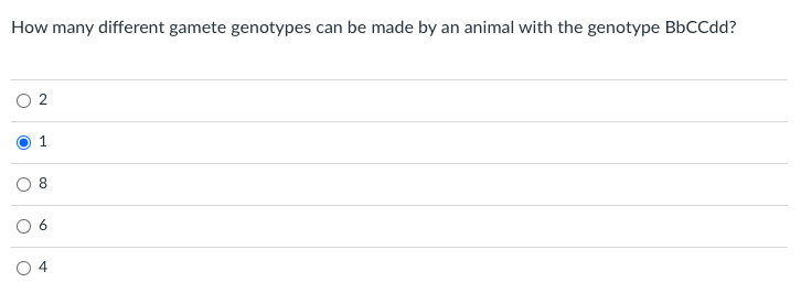 Solved How many different gamete genotypes can be made by an | Chegg.com