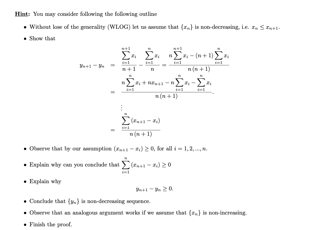 Solved (20 pts) Let {Xn} be a sequence. Define the | Chegg.com
