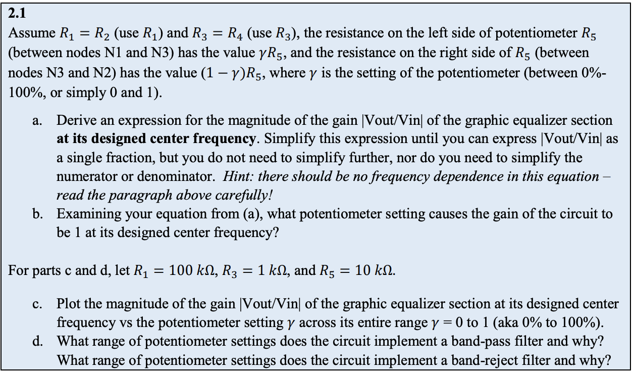 Ci R5 R3 M. ge R4 w M Ni N2 N3 C2 Ri R2 M Vin VEE • | Chegg.com