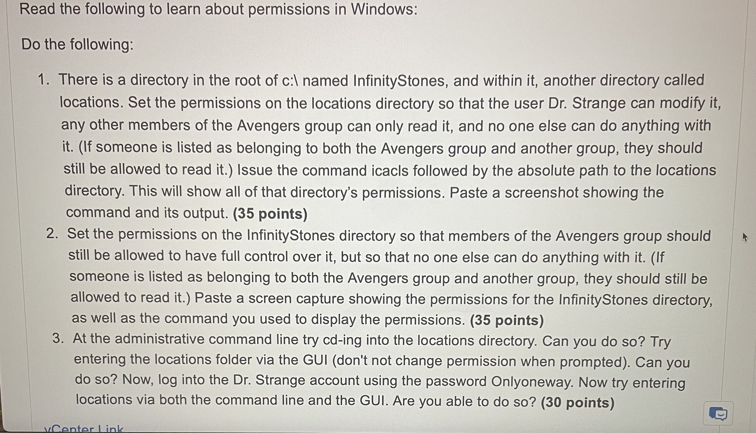 Solved o the following: 1. There is a directory in the root | Chegg.com