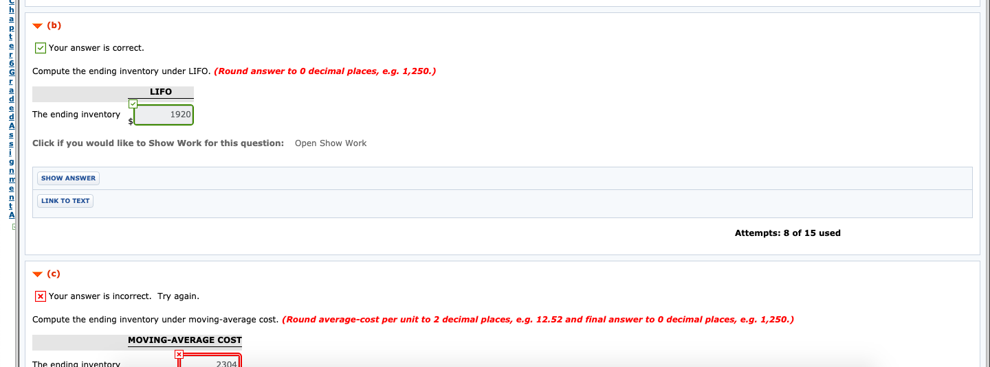 Solved Olca Exercise 6-16 (Part Level Submission) Bufford | Chegg.com