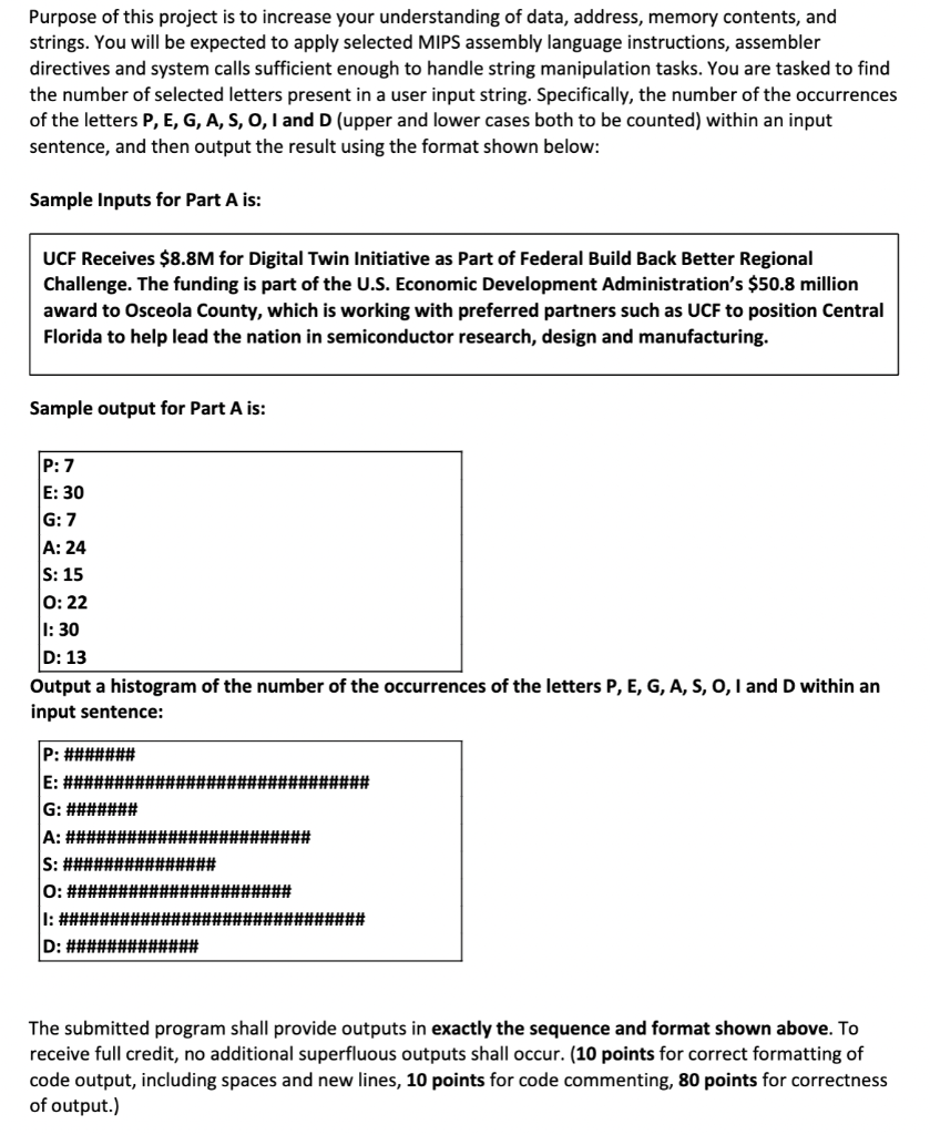 Solved Purpose of this project is to increase your | Chegg.com