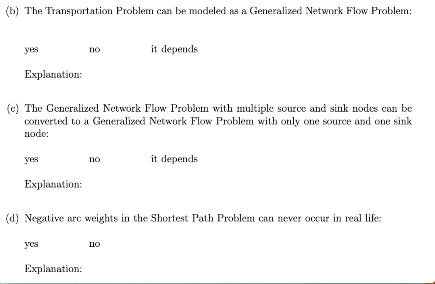Solved only 3 Sub-Questions. PLS ANSWER ALL [Chegg Policy: | Chegg.com