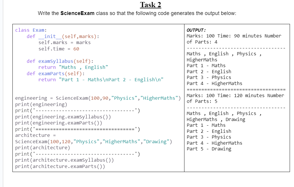 Solved Write the Mango and the Jackfruit classes so that the | Chegg.com