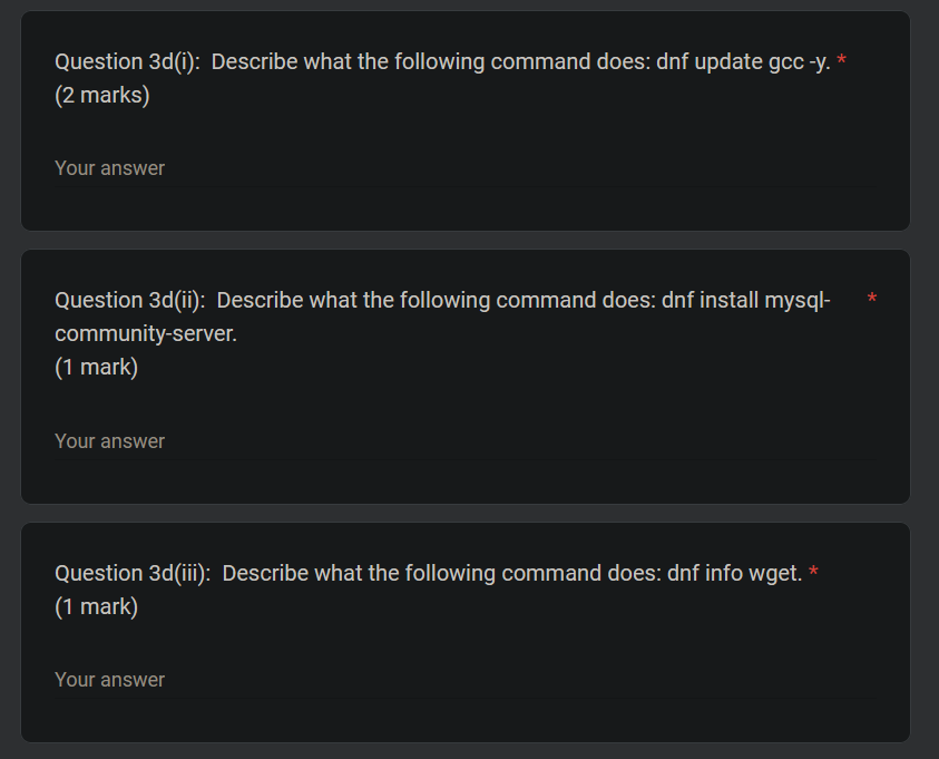 Question 3a: The server configuration file for the | Chegg.com